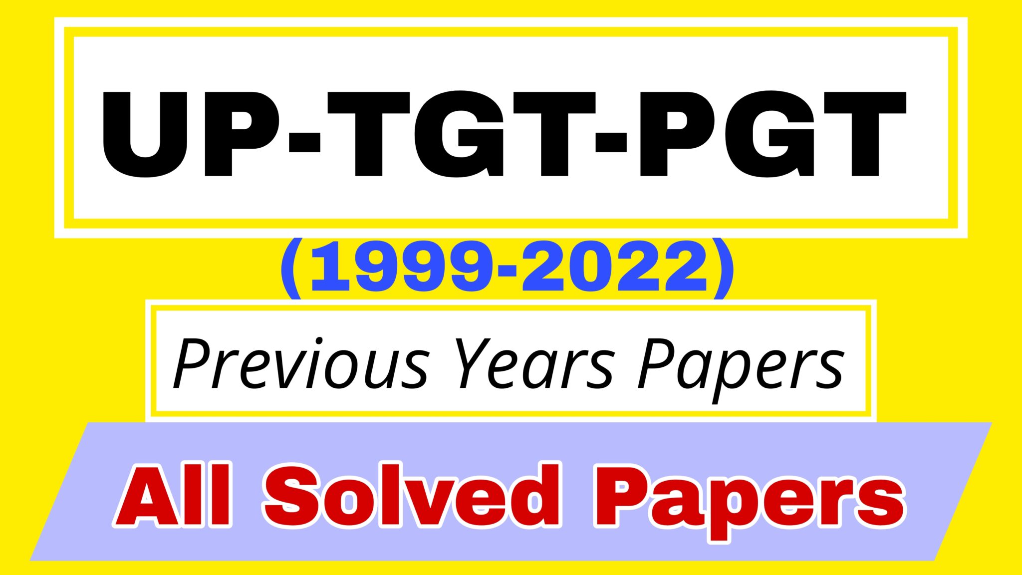 UP TGT PGT Maths Solved Papers with Explanation – Download PDF and Know ...